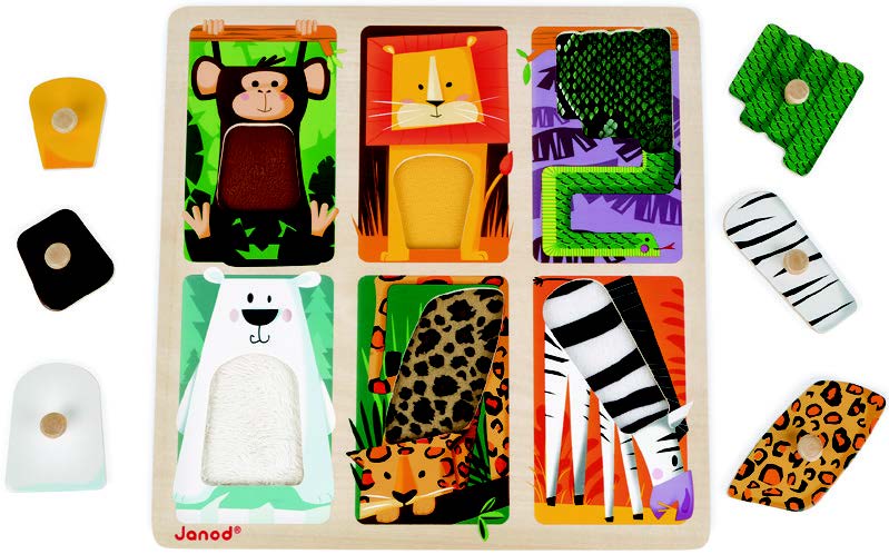 Zoo Animals Tactile Puzzle - Wilkins International