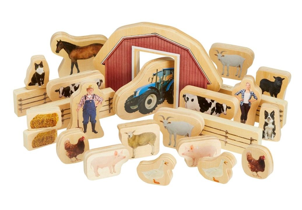 Wooden Farm Blocks - Wilkins International