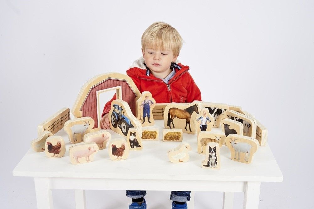 Wooden Farm Blocks - Wilkins International