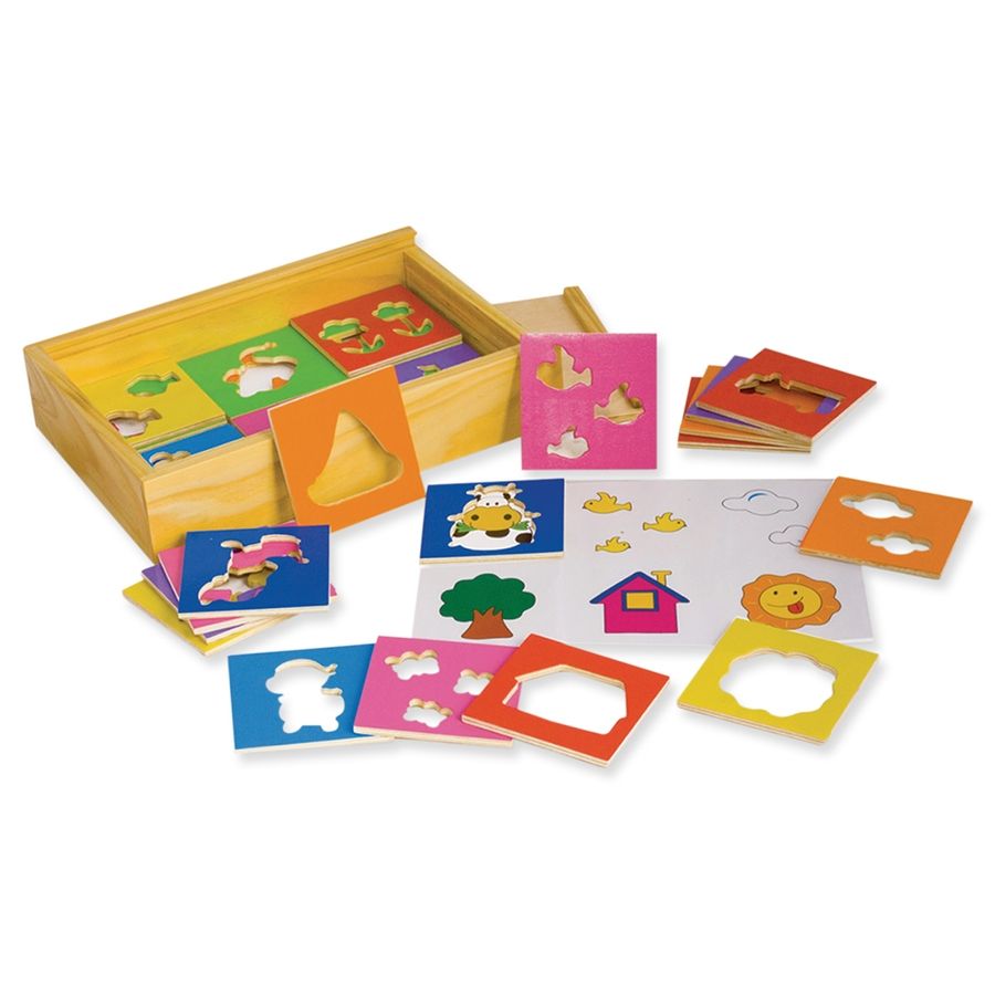 Wooden Stencil Game - Wilkins International